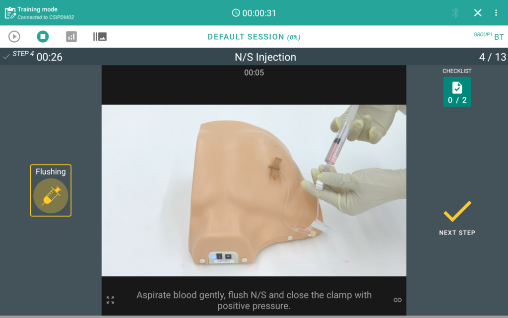 Chemoport Injection Training Simulator – BT GLOBAL